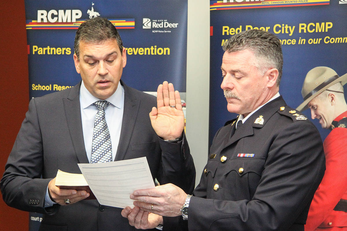 WATCH: Red Deer RCMP welcomes new Operations Support Officer - Red Deer ...